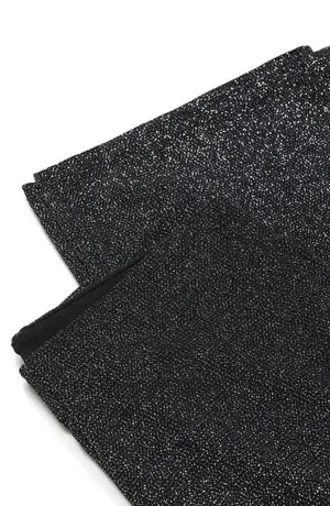 Mango Metallic High-waist Straight-leg Pants