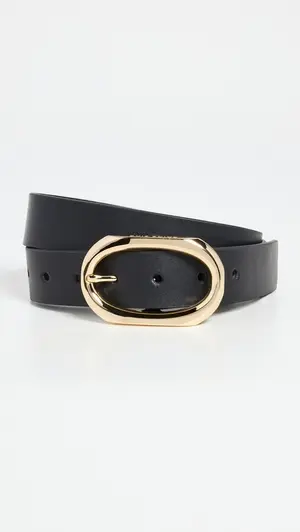 ANINE BING Signature Link Belt - Black