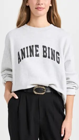 ANINE BING Signature Link Belt - Black