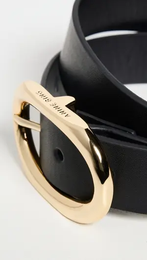 ANINE BING Signature Link Belt - Black