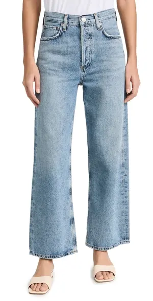 AGOLDE High-rise Wide-leg Jeans - Disclosure