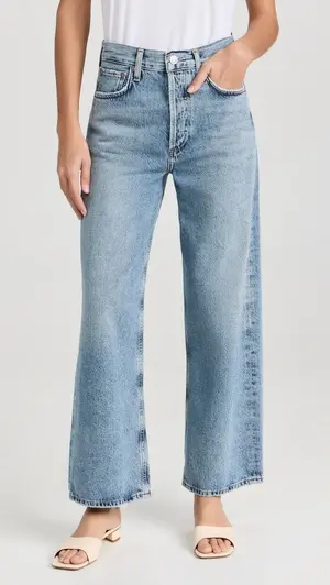 AGOLDE High-rise Wide-leg Jeans - Disclosure