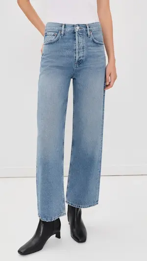 AGOLDE High-rise Wide-leg Jeans - Disclosure