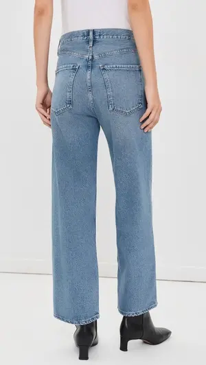 AGOLDE High-rise Wide-leg Jeans - Disclosure