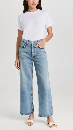 AGOLDE High-rise Wide-leg Jeans - Disclosure