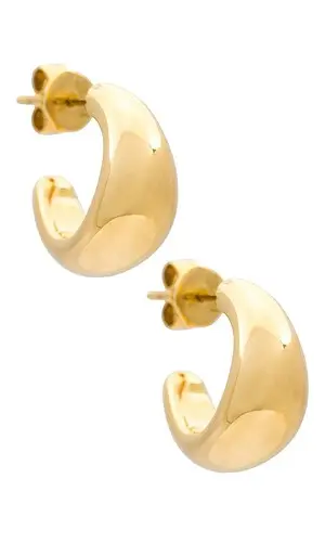 Ef Collection Jumbo Dome Hoop Earrings - 14k Yellow Gold