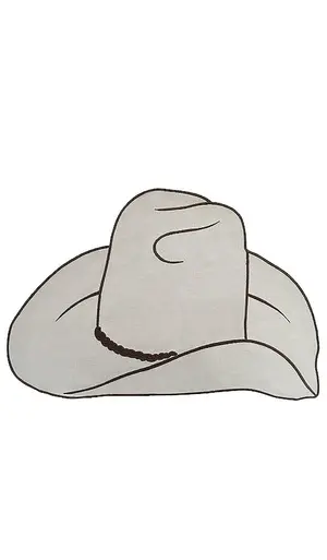 CHEFANIE Cowboy Hat Placemet In Beige