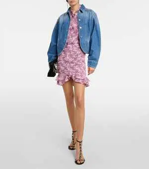 Isabel Marant Milendi Ruffled Mini Skirt