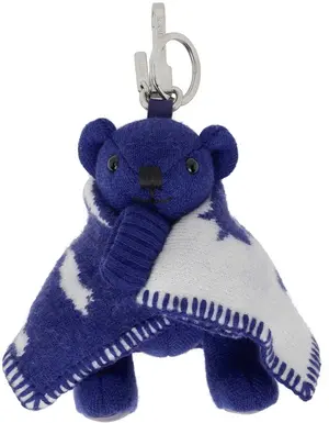 Burberry Burberry Blue Thomas Bear Keychain - Knight
