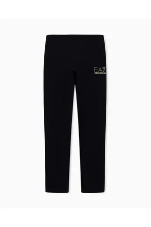 EA7 Evolution Stretch Cotton-jersey Leggings