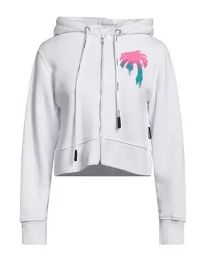 Palm Angels French Terry Hoodie - White