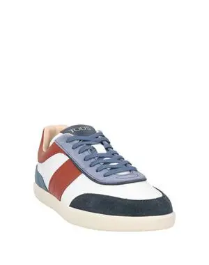 TOD'S Leather Low-top Sneakers - Blue