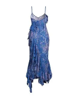Attico Maxi Dress In Cotton, Viscose, And Polyester