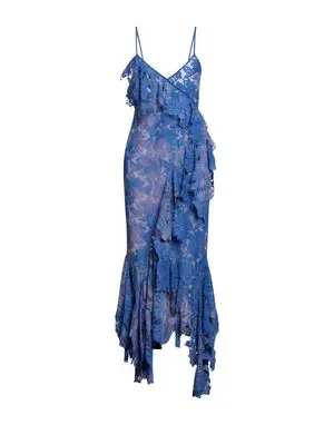Attico Maxi Dress In Cotton, Viscose, And Polyester