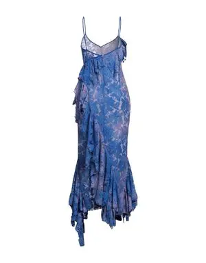 Attico Maxi Dress In Cotton, Viscose, And Polyester