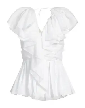 Chloé Ruched Ramie Top