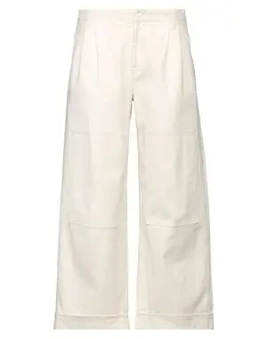 Etro Wide Leg Cotton Blend Pants - Ivory