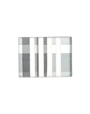 Thom Browne Cardholder Leather - Grey