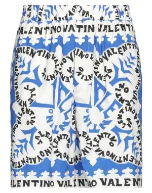 Valentino Garavani Printed Cotton Bermuda Shorts