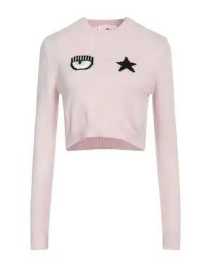 CHIARA FERRAGNI Sweater Size Wool, Viscose, Polyamide, Cashmere - Pink