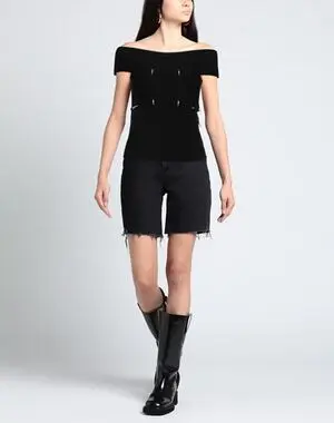 Alexander McQueen Knitted Top - Black