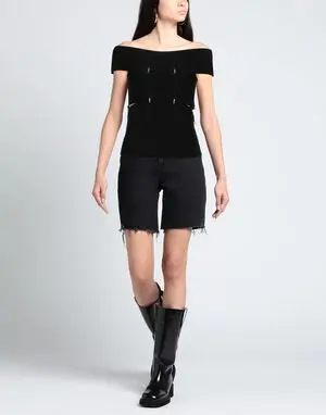Alexander McQueen Knitted Top - Black