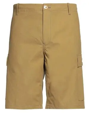 Kenzo Tapered Leg Cotton Cargo Shorts - Yellow