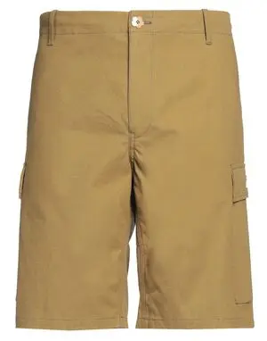 Kenzo Tapered Leg Cotton Cargo Shorts - Yellow