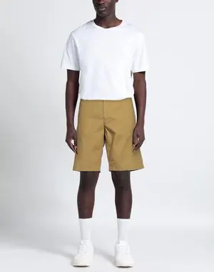 Kenzo Tapered Leg Cotton Cargo Shorts - Yellow