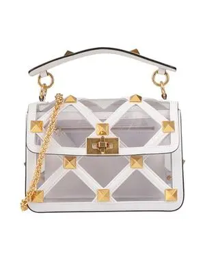 Valentino Garavani Handbag With Appliqués And Studs - White