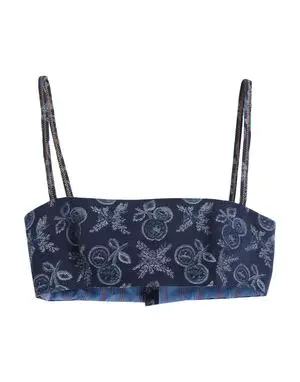 Etro Floral Jacquard Crop Top - Navy
