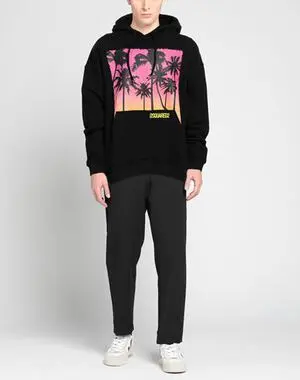 Dsquared2 Sweatshirt In Cotton And Elastane - Black