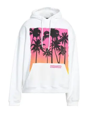 Dsquared2 Palm Tree Print Sweatshirt - White