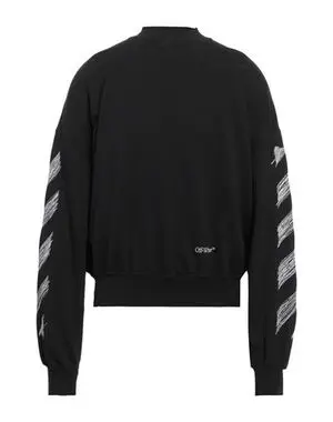 OFF-WHITE™ Cotton Blend Sweatshirt - Black