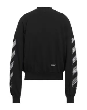 OFF-WHITE™ Cotton Blend Sweatshirt - Black