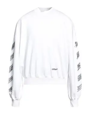 OFF-WHITE™ Cotton Blend Sweatshirt White