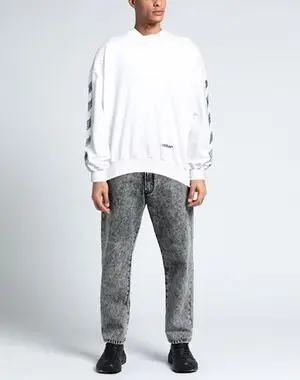 Off-White Cotton Blend Sweatshirt