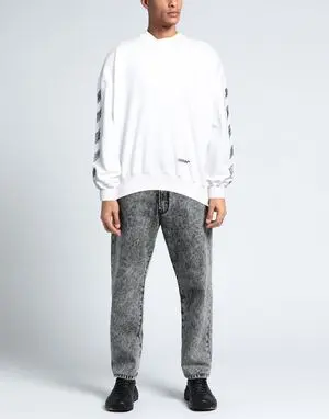 Off-White Cotton Blend Sweatshirt