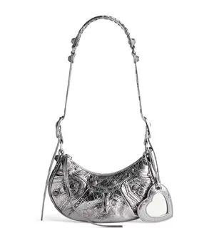 Balenciaga Silver Tone Shoulder Bags
