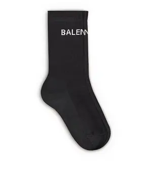Balenciaga Logo Socks - Black