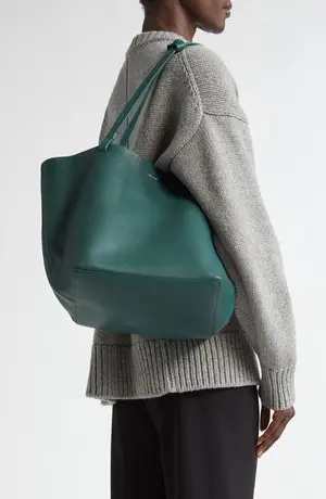 THE ROW Park Three Leather Tote