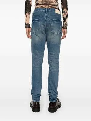 PURPLE BRAND P001 Low-rise Slim-leg Jeans