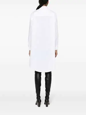 MAISON MARGIELA Logo-print Cotton Shirt Dress