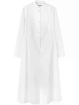 Women's White Cotton Shirt Dresses
