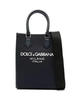 Dolce & Gabbana Small Logo Tote Bag - Blue