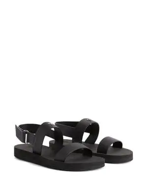 GIUSEPPE ZANOTTI Saiph Logo-plaque Leather Sandals