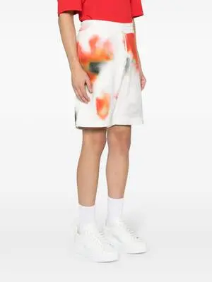 Alexander McQueen Tie-dye Bermuda Shorts