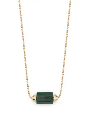Luis Morais 14kt Yellow Malachite Necklace