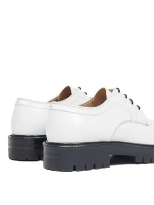 MAISON MARGIELA Tabi Lace-up Derby Shoes - White