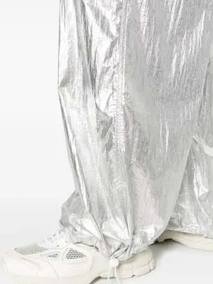 MAISON MARGIELA Drawstring-fastening Metallic Trousers